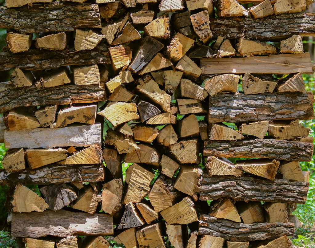 Half Cord Stacking – Glatts Firewood